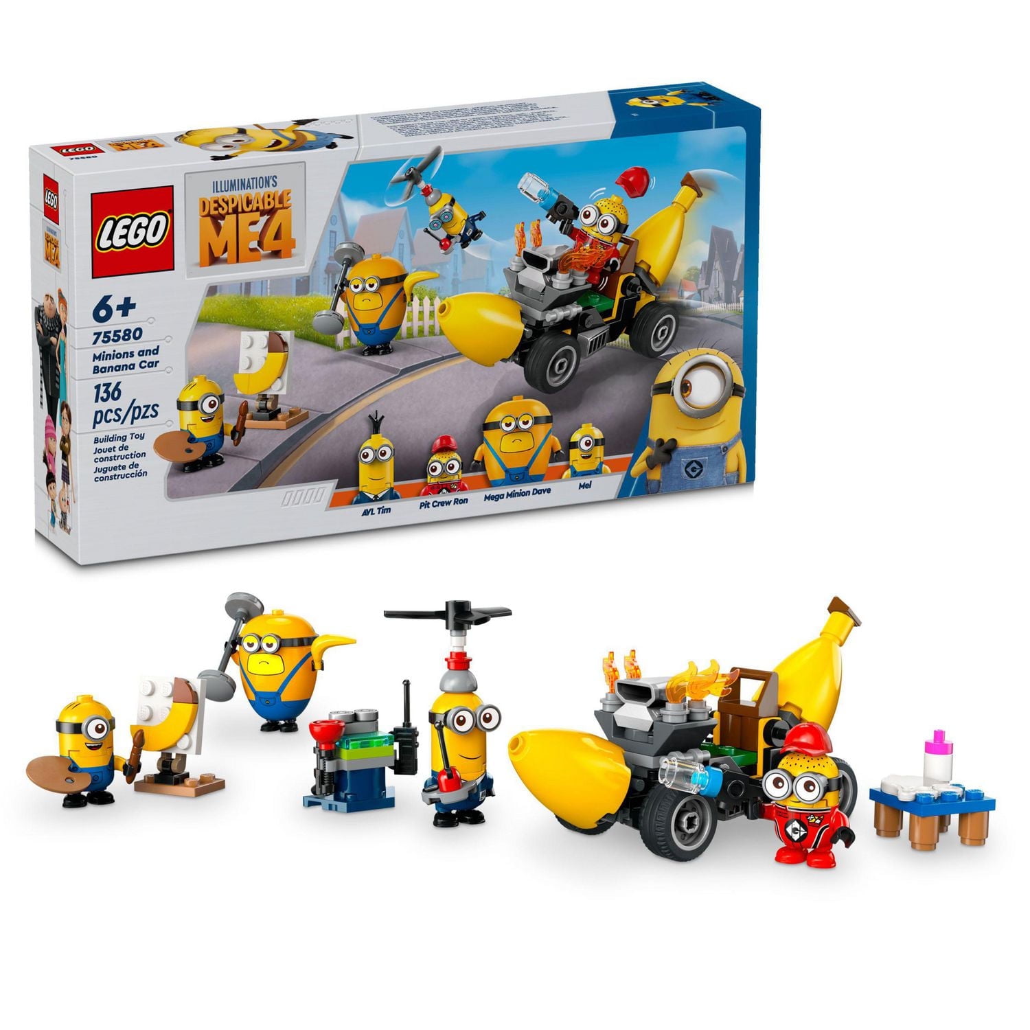 Click here for Lego Despicable Me 4 Minions And Banana Car Toy Gi... prices