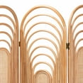 bali & pari Golda Rattan BOHO Room Divider, Natural Brown - Walmart.com