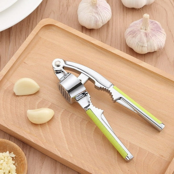 Professional Stainless Steel Garlic Press with Comfortable Handle ...