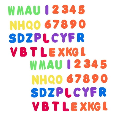 2 Sets EVA Bath Alphabet Letters and Numbers Bath Toy EVA Educational ...
