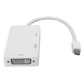 3in1 Adapter Mini Dp To Hdmi Vga Dvi Display Port Convert Cable No External Power Supply Need