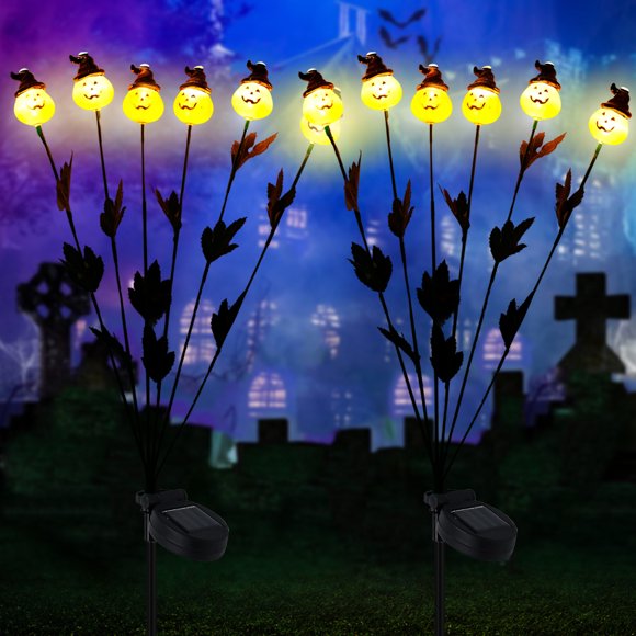 Solar Powered Halloween Pathway Lights