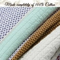 Cozy Line Home Fashions 100% Cotton Reversible Quilt Bedding Set ...