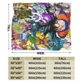 Dragon Ball Throw Blanket Kids Plush Blanket Ultra-Soft Micro Flannel ...