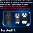Key Fob Cover Compatible with Fit for Audi A4 A5 A6 A7 Q5 R8 S4 S5 S6 ...