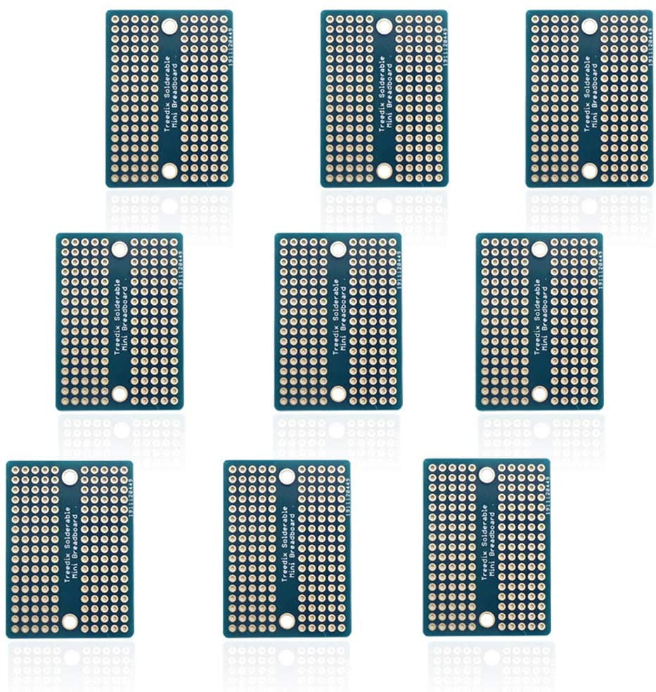 Treedix Solderable BreadBoard PCB Prototype Shield Board Double Sided ...