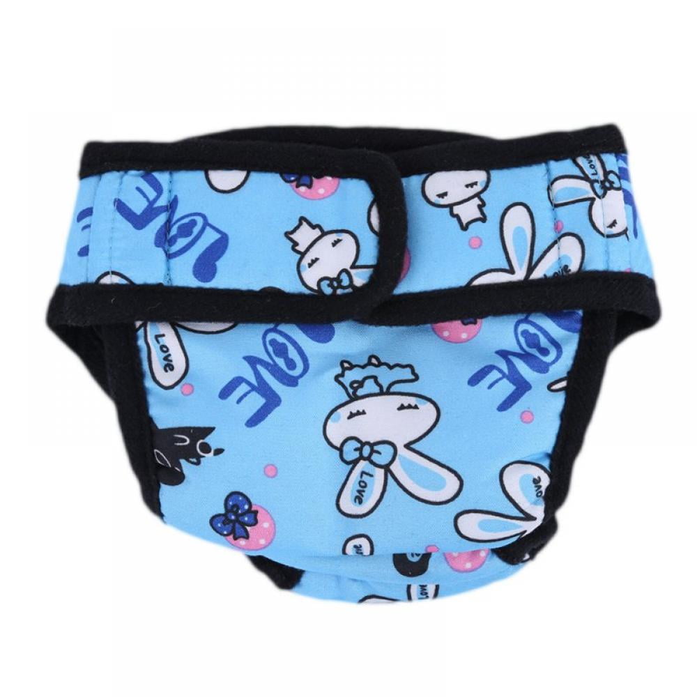 Reusable Dog Diapers Female Dog Heat Panties, Washable Cute Print ...