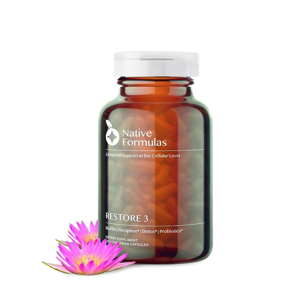 Suplemento Native Formulas Restore 3, mezcla probiótica de enzimas ...