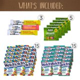 Snack Box Pros Fruit Gummies - Variety Pack 58 Pieces/Box (700-00112 ...