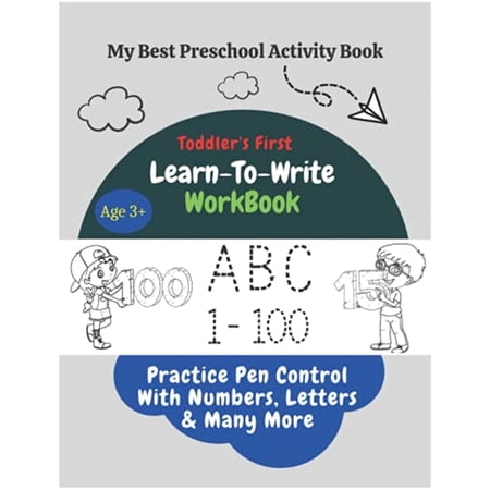 Best preschool activity book: Toddlers's first learn to write workbook ...
