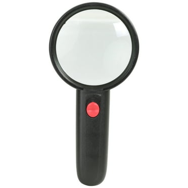 Equate Magnifier Portable 5x Power LED Lighted Aspheric Acrylic Lens ...