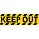 10in x 3in Keep Out Sticker - Walmart.com