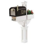 Gibraltar Mailboxes In-ground Anchor Post Kit, Wood and Steel, APK00000 ...