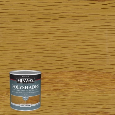 Minwax 214304444 Polyshades - Stain & Polyurethane in 1 Step, 1/2 pint ...