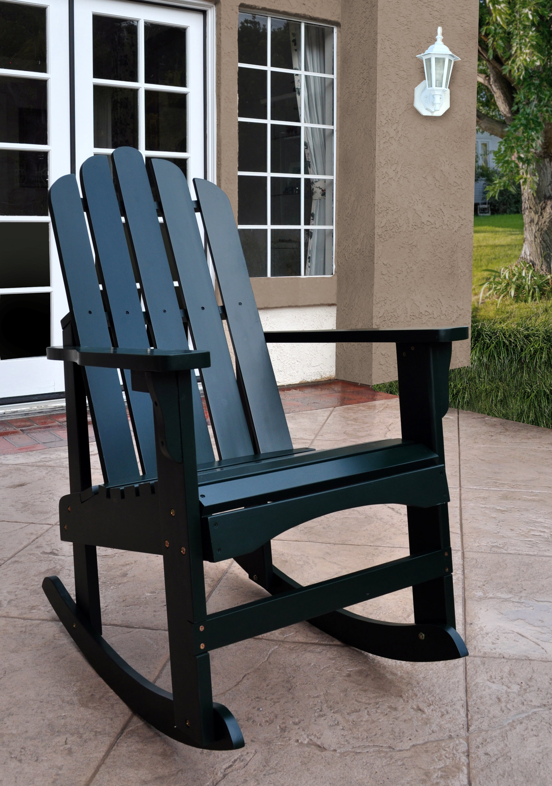 Shine Company Marina Porch Rocker - Dark Green - Walmart.com