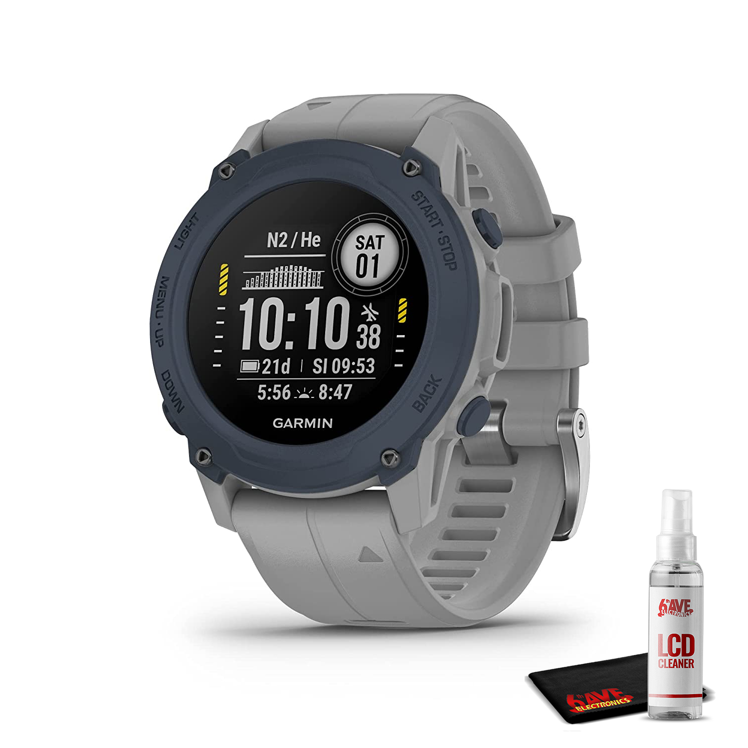 Descent G1 Solar, Rugged Dive Computer with Solar Charging Capabilities ...