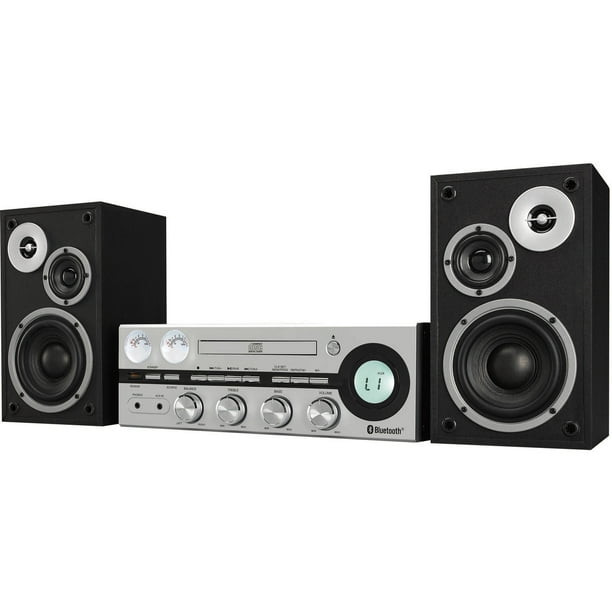 Sylvania Bluetooth Retro CD Radio Microsystem - Walmart.com