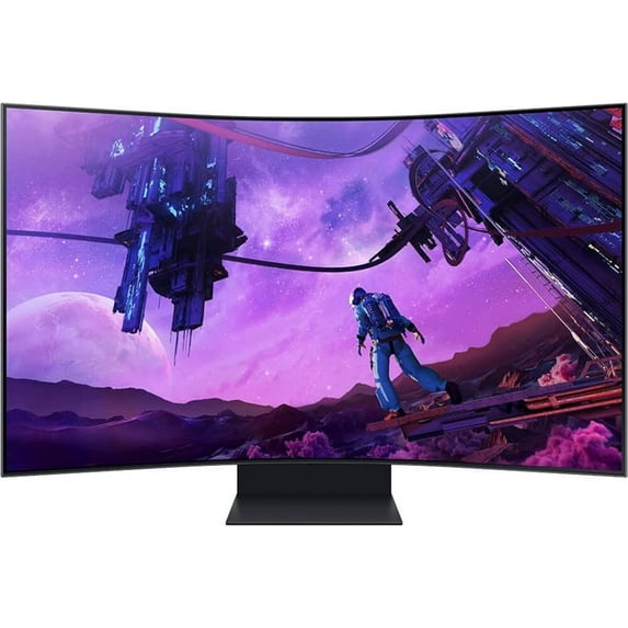 Open Box Samsung 55-inch Odyssey Ark 4K UHD 165Hz Curved Quantum Mini ...