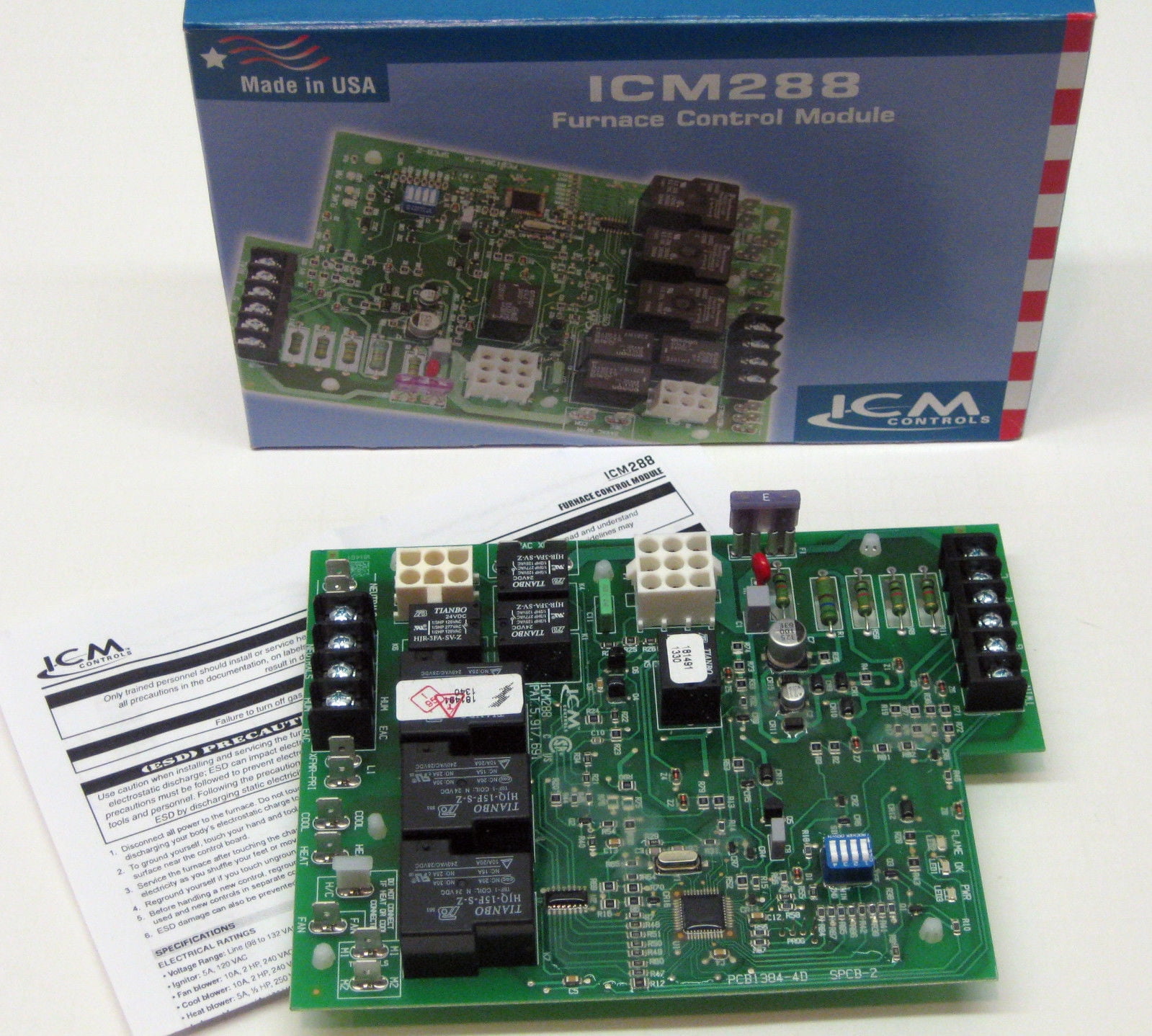 ICM288 ICM Furnace Control Circuit Ignition Board Module for Rheem 62 ...