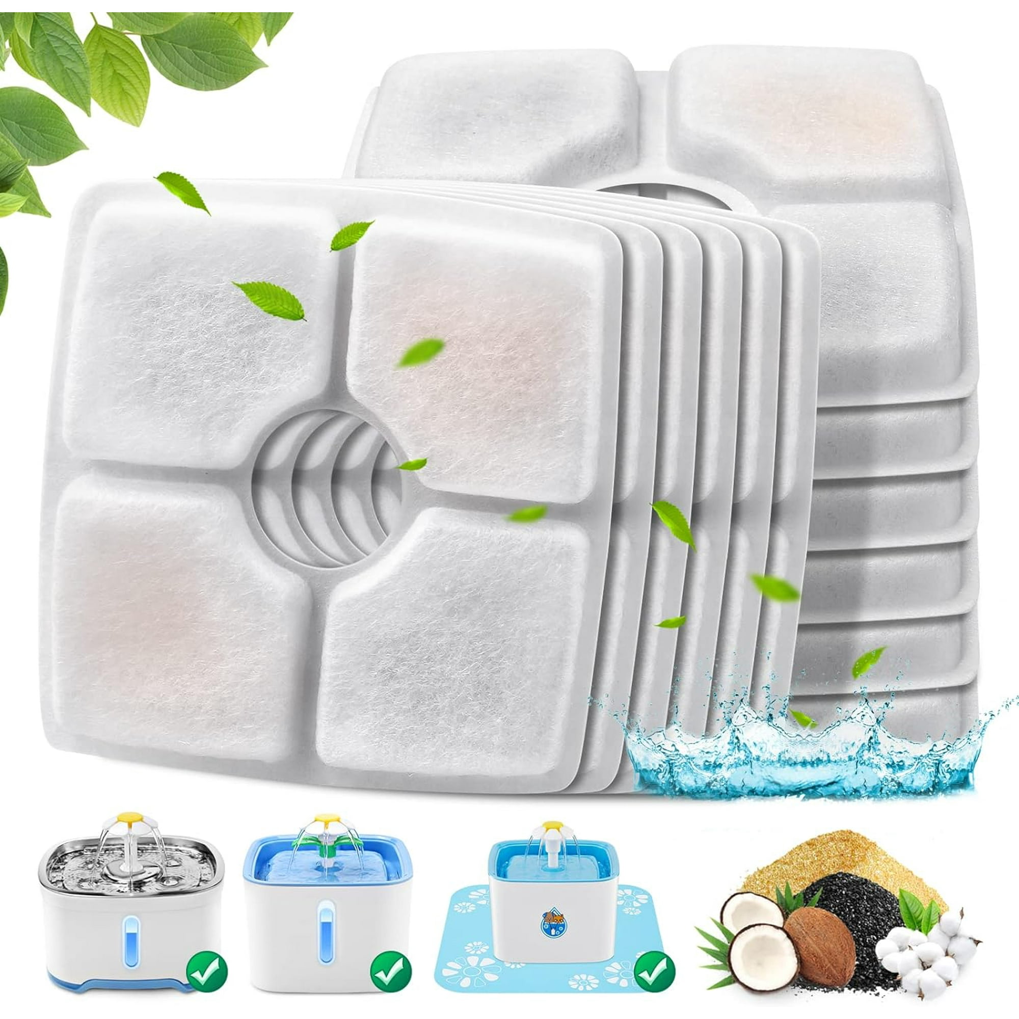 Click here for Hahdaxia Cat Water Fountain Filters  12 Pack Cat F... prices