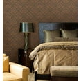 Beacon House Cypress Ink Paisley Damask Wallpaper - Walmart.com