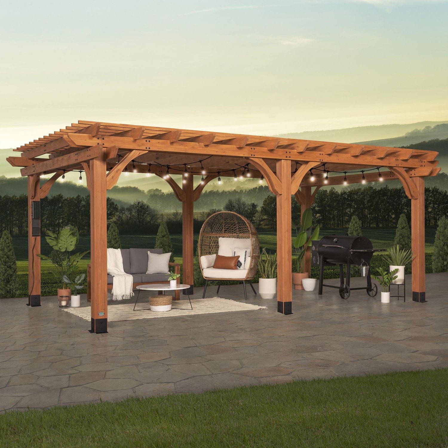 Click here for Backyard Discovery 20 X 12 Beaumont Pergola 20 X 1... prices