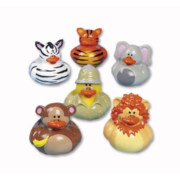 Fun Express Safari-Zoo Rubber Duckies - 12 Pieces - Walmart.ca