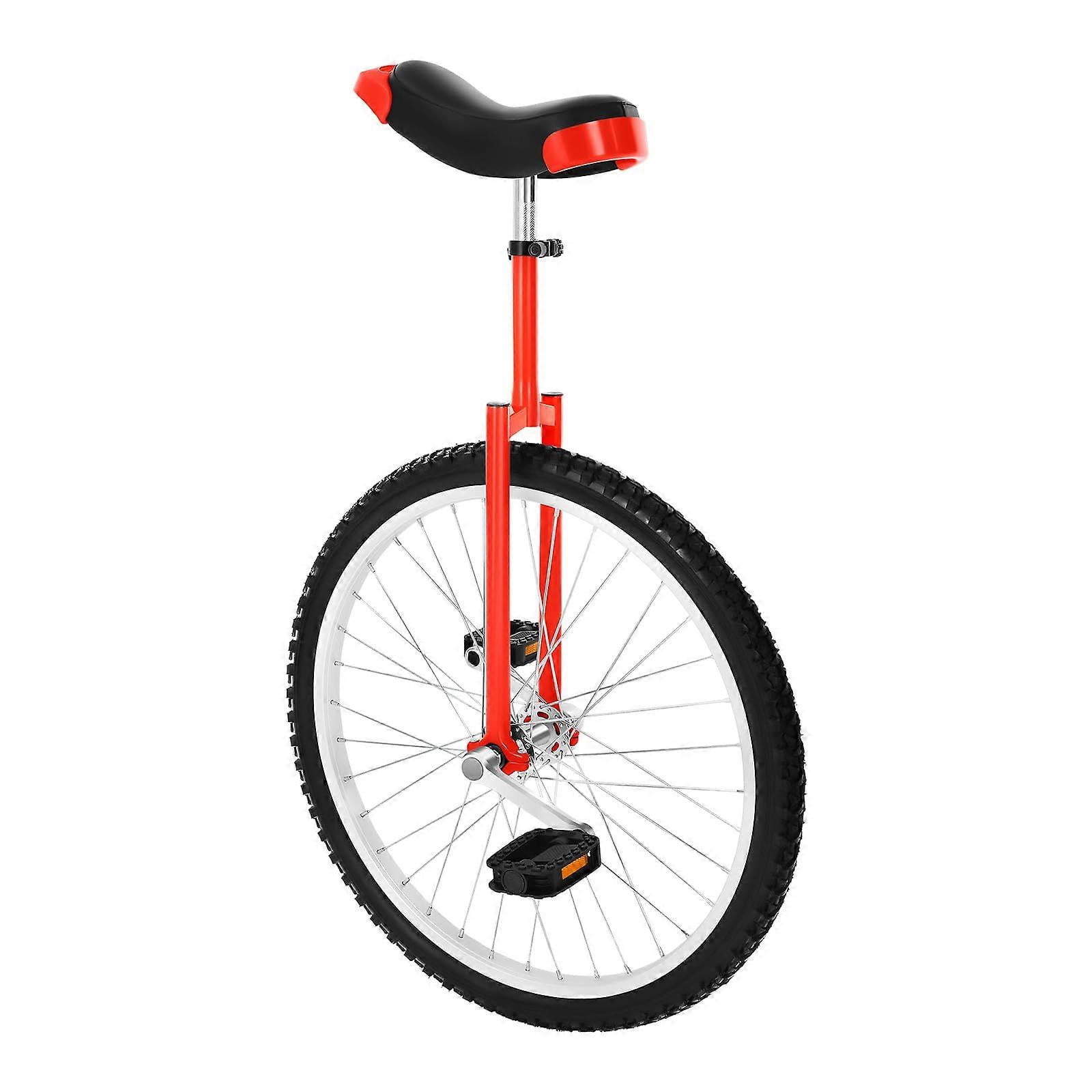 24 Inch Wheel Unicycle, Adjustable Seat Outdoor Height Unicycle, One ...