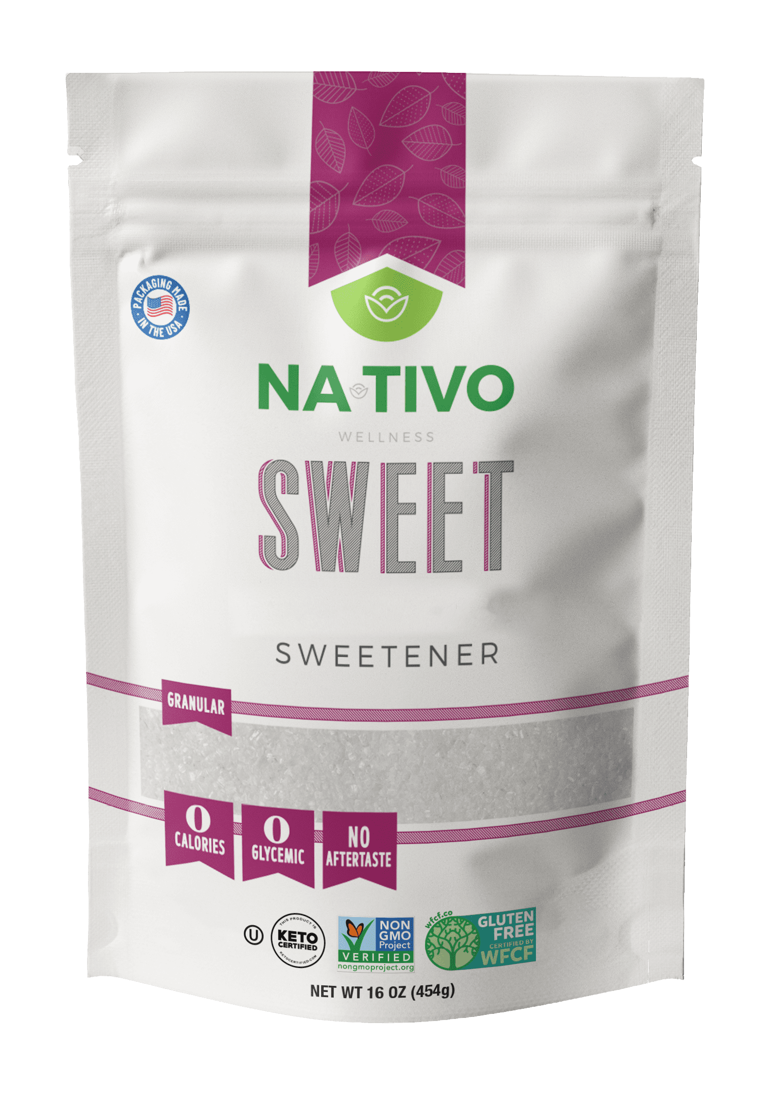 Stevia Sweet Sweetener with Erythritol - 1 lb Bag - Walmart.com
