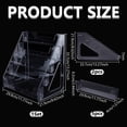 1 pc 5-Tier Acrylic Display Riser Stands for Cosmetic Jewelry Clear 21 ...