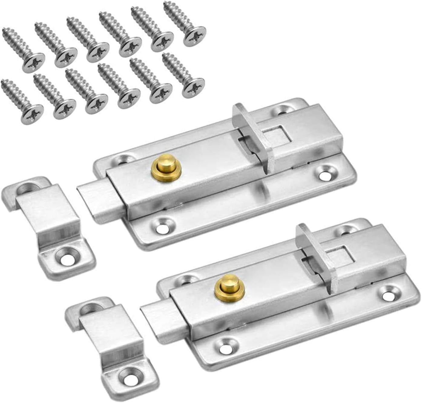 Pestillo de seguridad YONGSHENG Acero Inoxidable 2 Piezas | Walmart en ...