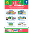 School Zone Big Second Grade Workbook: Homeschool Learning with Reading ...