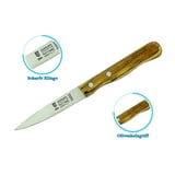 SMI Solingen Paring Knife with Olive Wood Handle - Stainless Steel ...