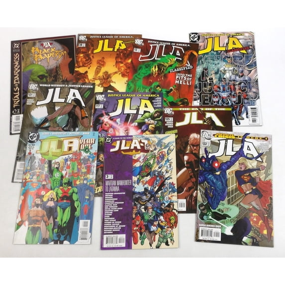 JLA Value Bundle 10-Pack of Comic Books - DC Comics Justice League ...