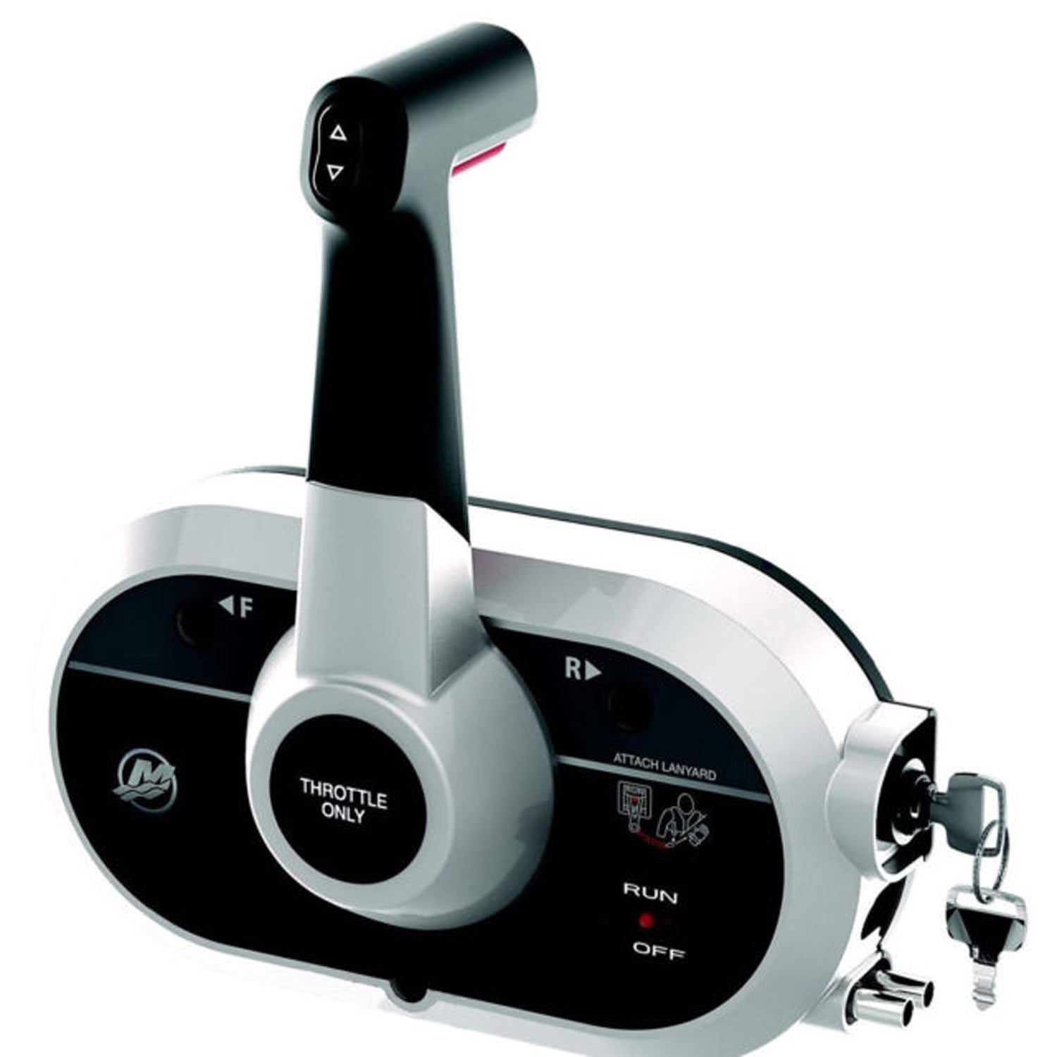 Quicksilver Marine New OEM Remote Control w/ Trim, 15 Ft, Panel/Side ...