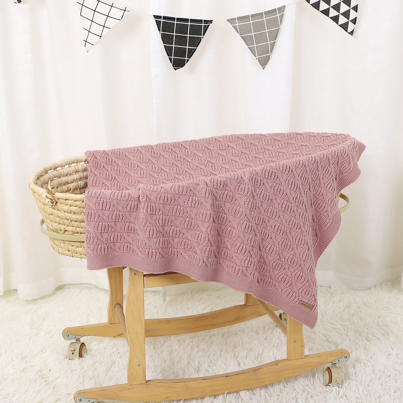 Baby Blanket Knitted Sleep Covers Newborn Girl Boy Bedding Quilt 100 ...