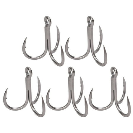Steel Treble Hooks, Good Hardness High Carbon Treble Hooks For Fishing ...
