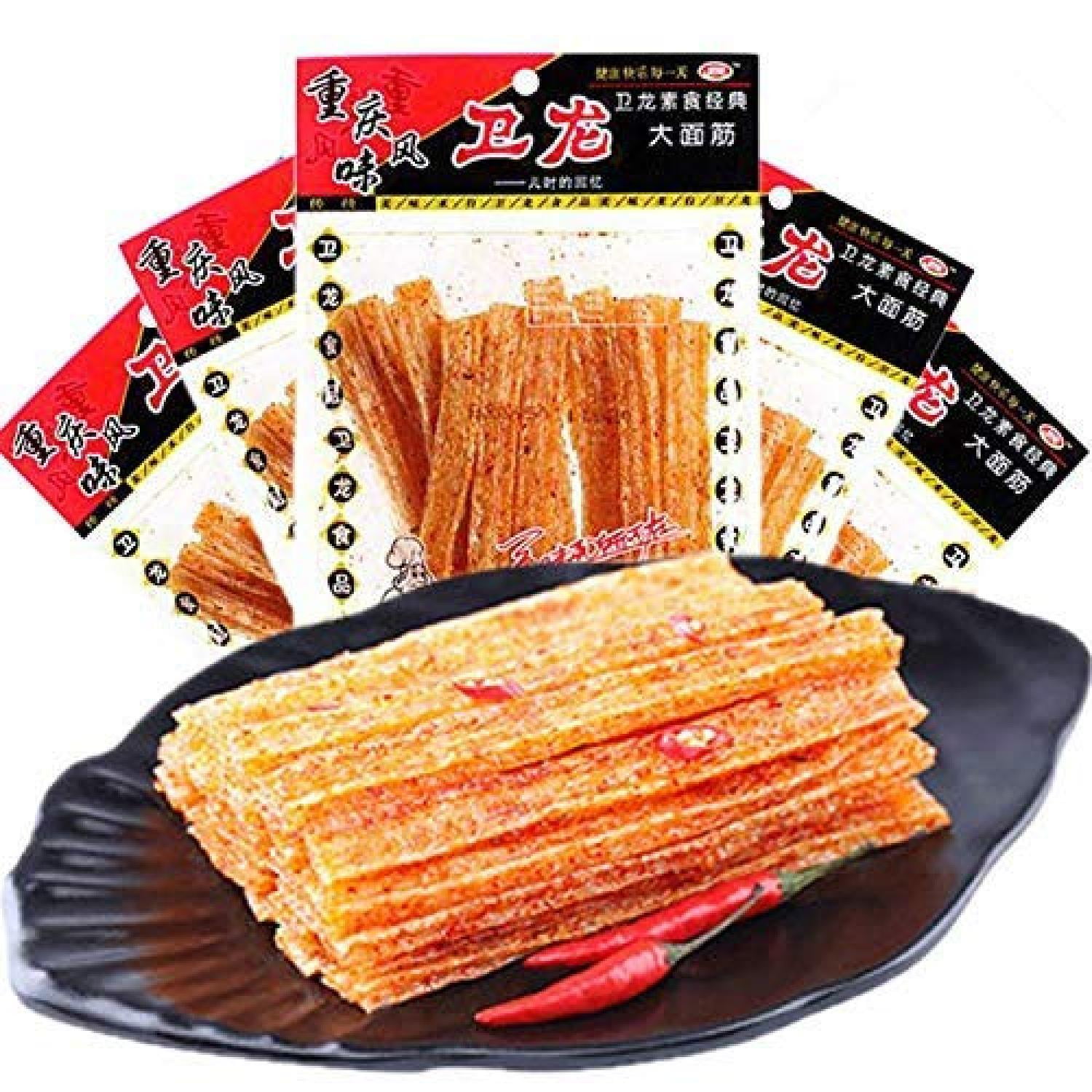 WEI LONG Chinese Special Spicy Snack Food: Spicy Gluten Wei Long La ...