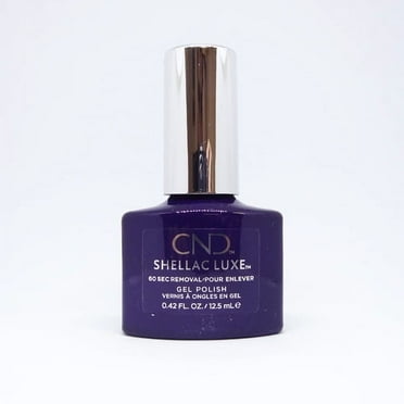 CND Shellac Luxe 60 Second Removal Gel Polish, 112 Electric Orange .42 ...