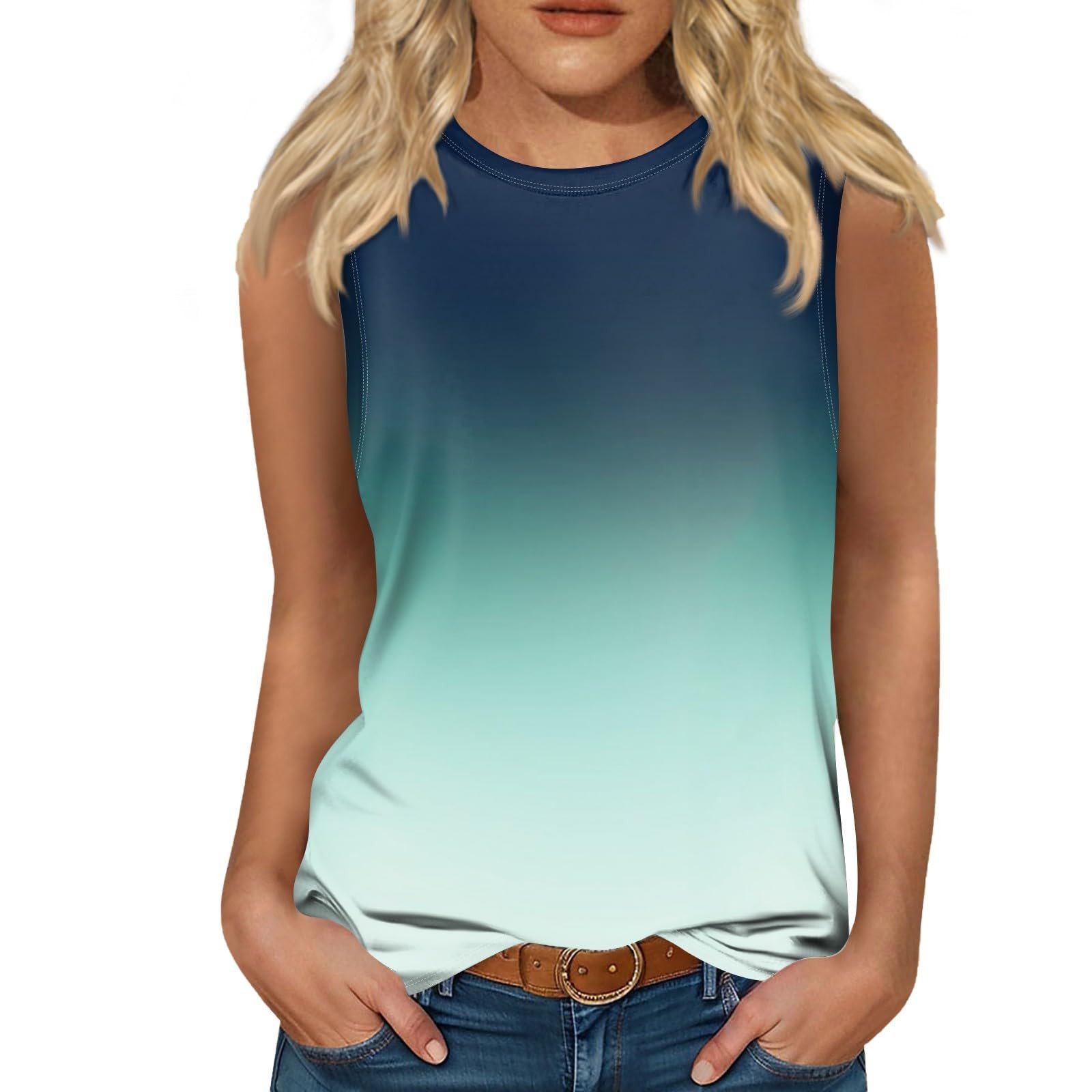 Click here for Wtxue Tank Tops Sleeveless  Crew Neck Womens Gradi... prices