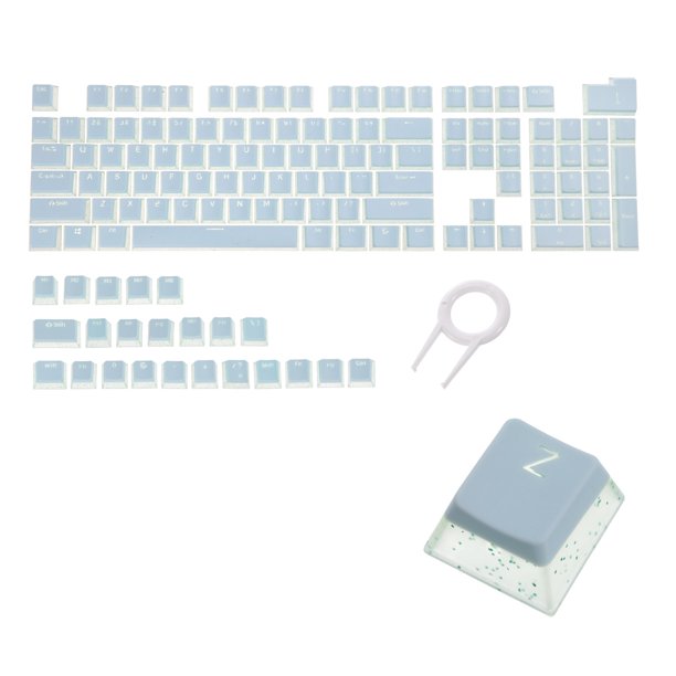 130 Keys Pudding Keycaps Set OEM Profile ABS for Mechanical Keyboard ...
