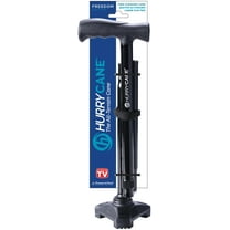 HurryCane Freedom Edition All-Terrain Cane - Black - Walmart.com