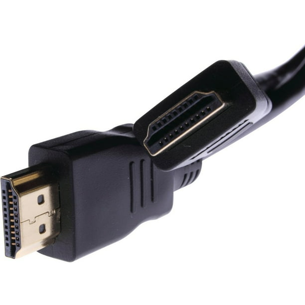 Unirise 25ft HDMI Male - Male Cable, Black, 4K Ready - Walmart.com