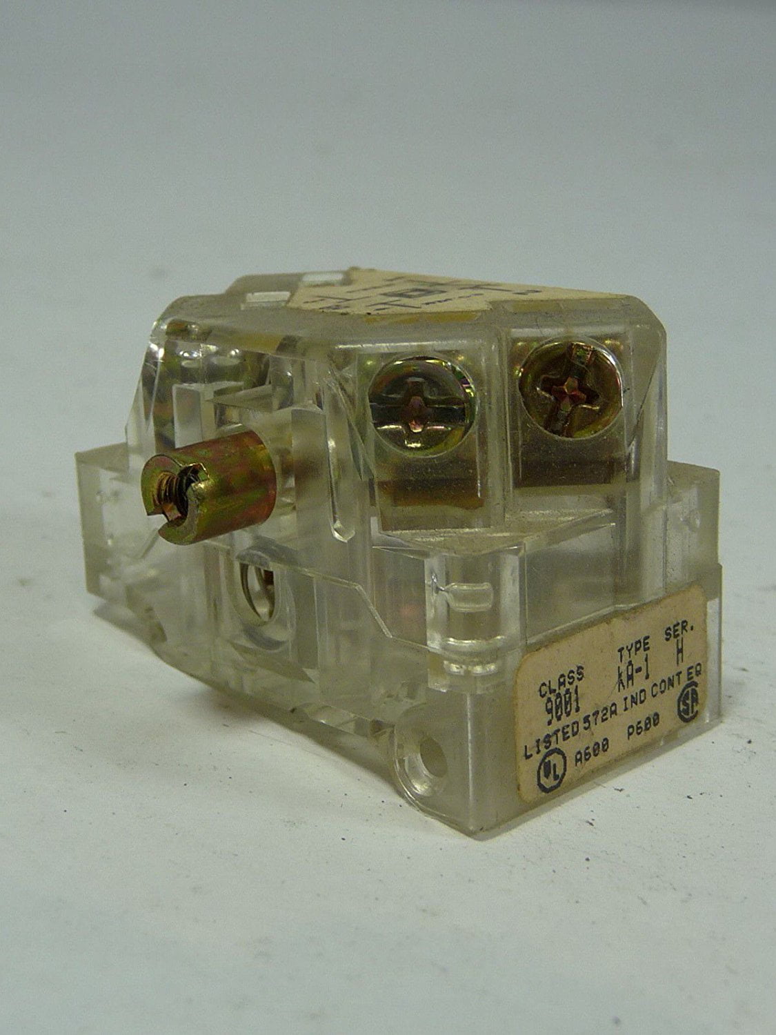 9001KA1 30mm Contact Block 1N/O 1N/C, By Square D - Walmart.com ...