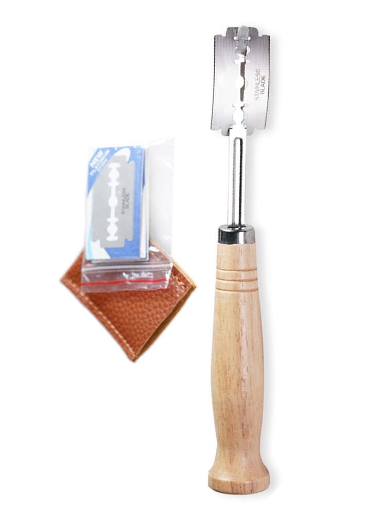 Bread Lame | Dough Scoring Blade with 4 Replacement Blades Leather ...