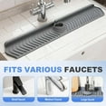 XYRSRUW Sink Guard Pad, Faucet Drying Cushion, Water Flowing Mat ...