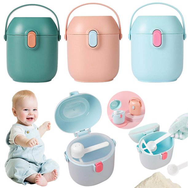 3Pcs Portabler Milk Powder Box Milk Powder Storage Container With Spoon ...