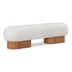 Meridian Furniture Waverly Cream Bench - Walmart.com