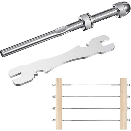 72 Pieces Cable Railing Swage Threaded Studs Tension End Fitting ...