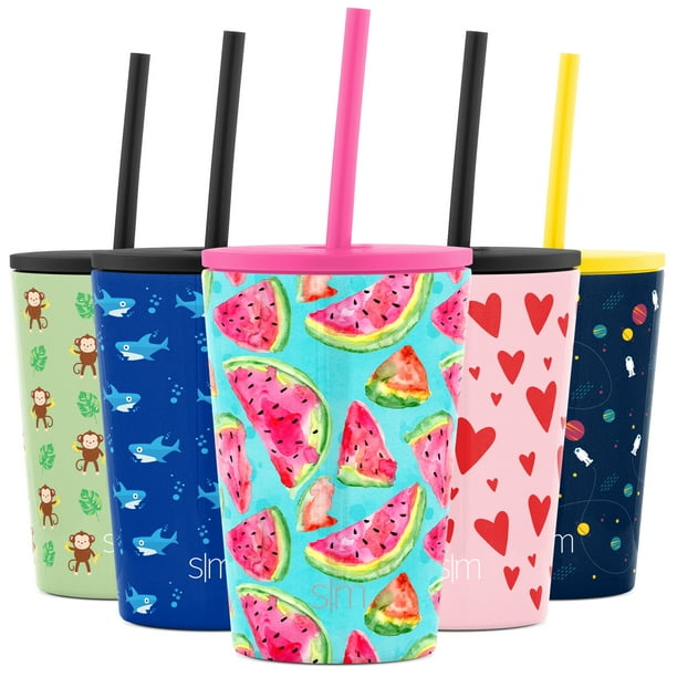 Simple Modern Kids Cup 12oz Classic Tumbler with Lid and Silicone Straw ...
